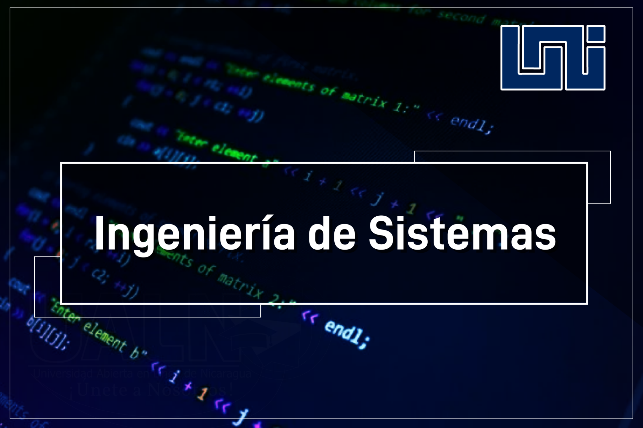 INGENIERÍA DE SISTEMAS - Universidad Abierta en Línea de Nicaragua